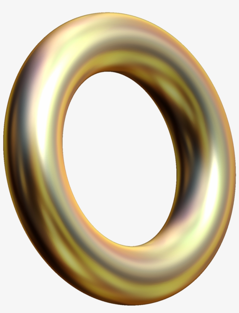 Download Ring Background Png - Gold 3d Circle Png - HD Transparent PNG ...