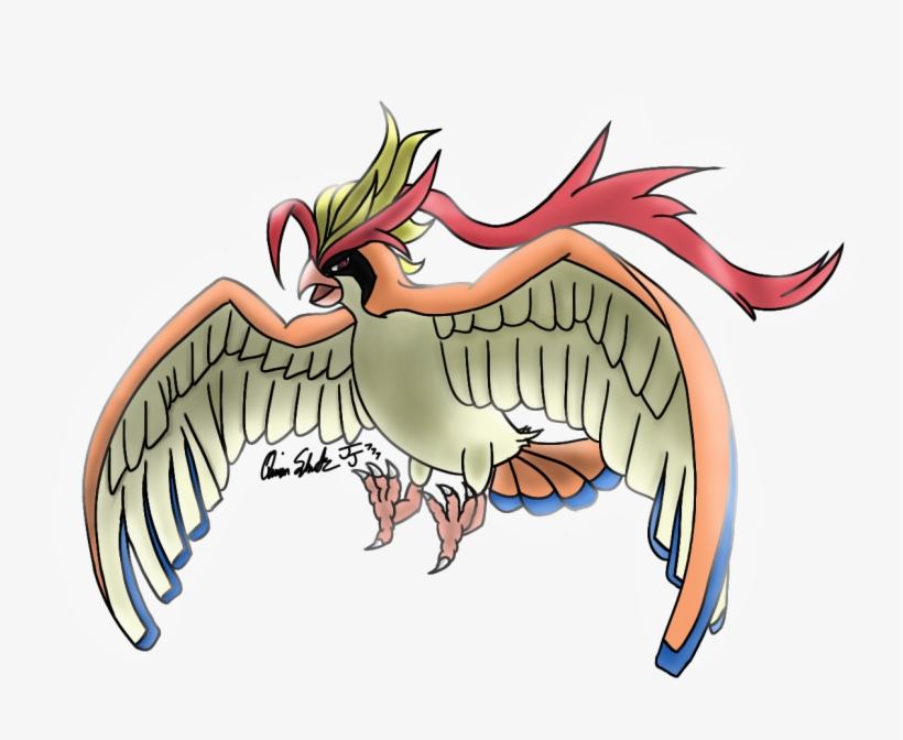 Mega Pidgeot - Cartoon Transparent PNG - 1259x985 - Free Download on ...