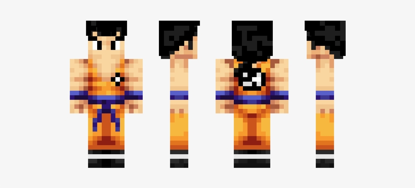 Minecraft Skin Yamcha - Minecraft Transparent PNG - 600x348 - Free ...