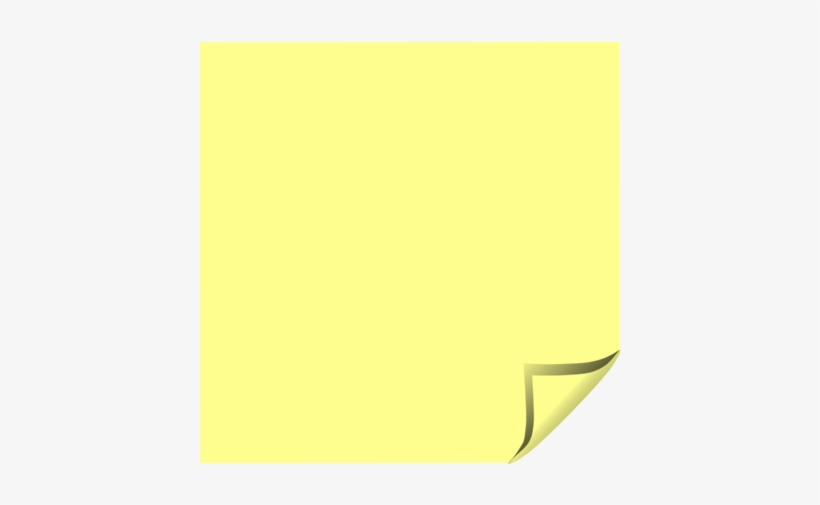 Sticky Note Yellow Folded Corner - Clip Art Transparent PNG - 958x1355 ...