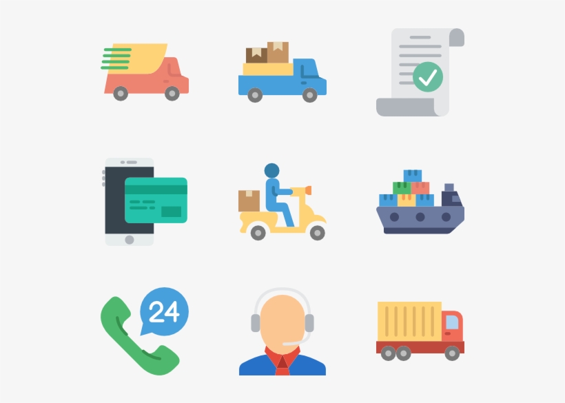 Delivery Truck Png - Sales And Distribution Icon Transparent PNG ...