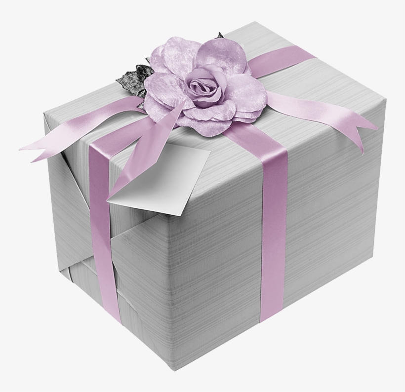Silver Present With Pink Bow Clipart - Essential Guide To Wedding ...