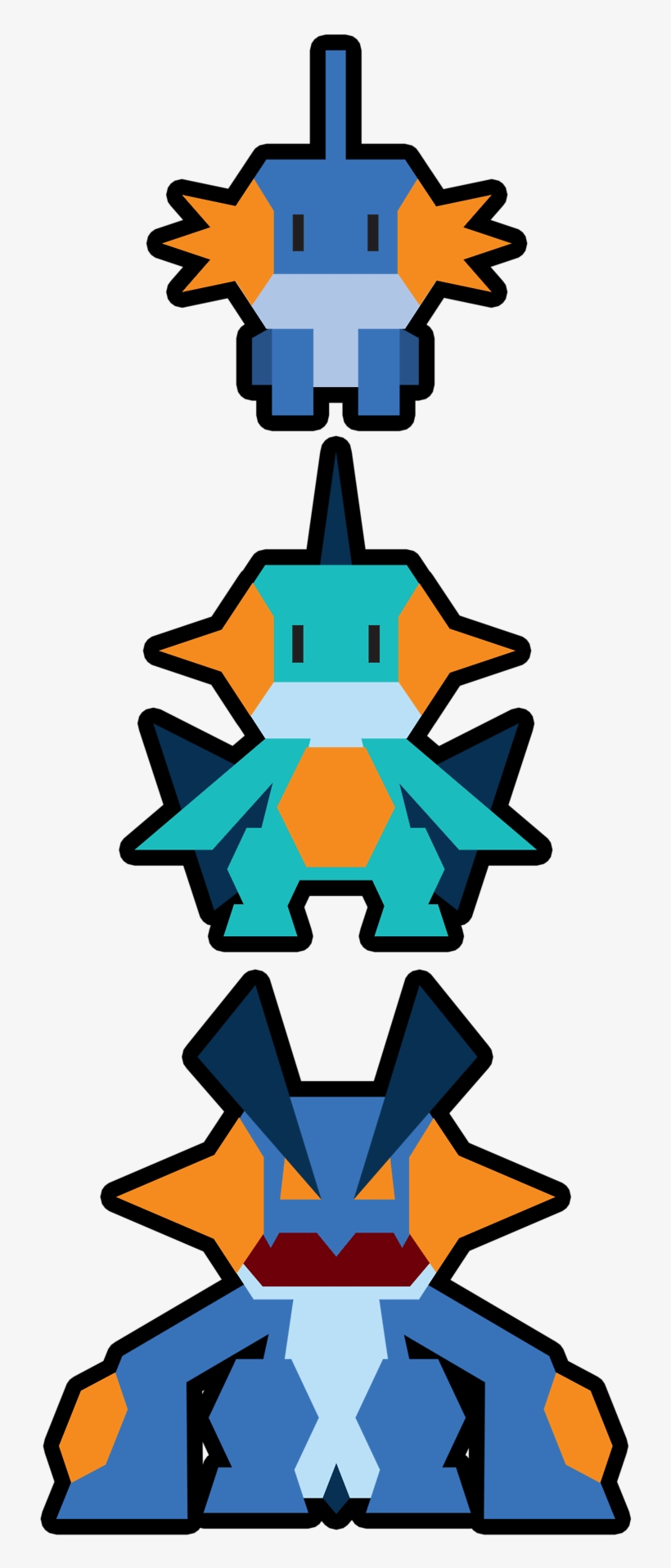 Mudkip Marshtomp Swampert - Mudkip Transparent PNG - 1242x1920 - Free ...