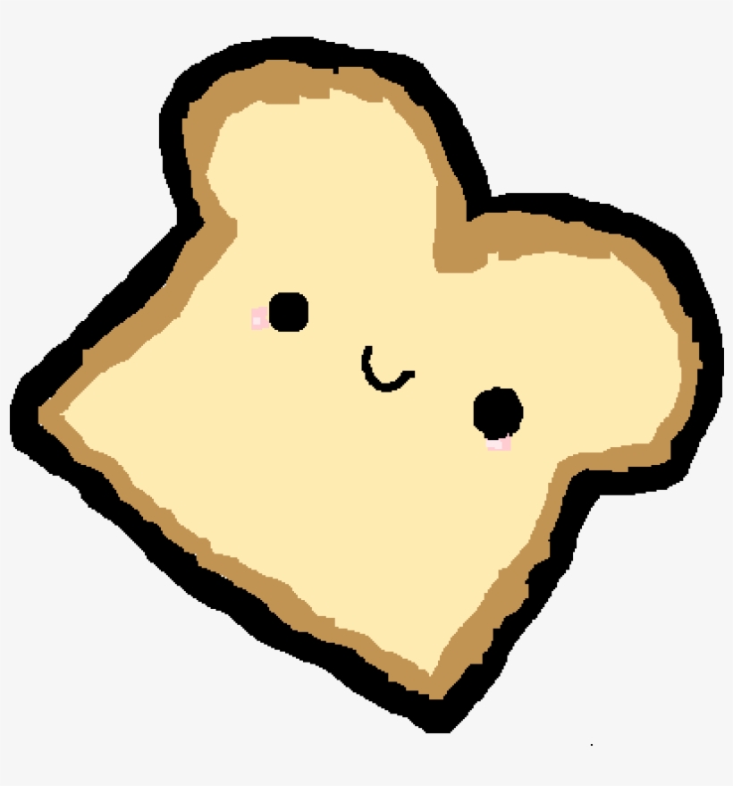 Derpy Kawaii Bread - Kawaii Bread Transparent Transparent PNG ...