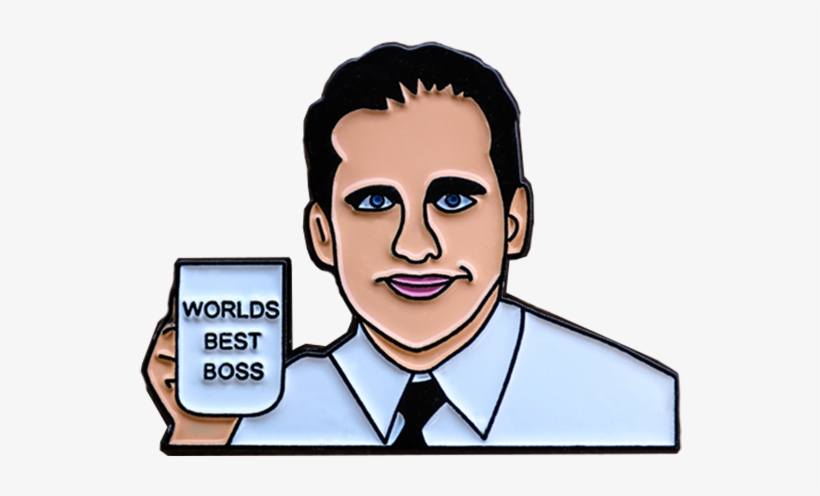 Image Of Michael Scott - Cartoon Transparent PNG - 600x600 - Free ...