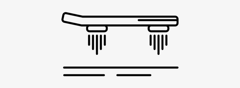 Hoverboard Vector - Outline Of A Hoverboard Transparent PNG - 400x400 ...