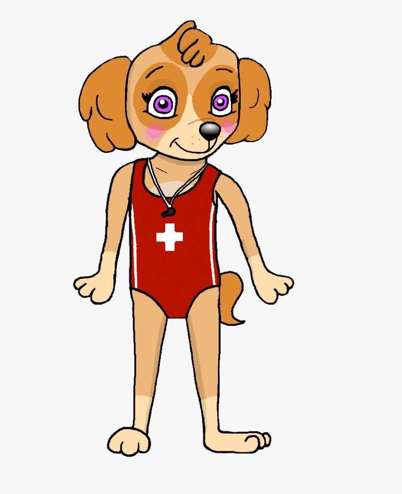 Skye The Lifeguard - Paw Patrol Skye Human Transparent PNG - 768x1024 ...
