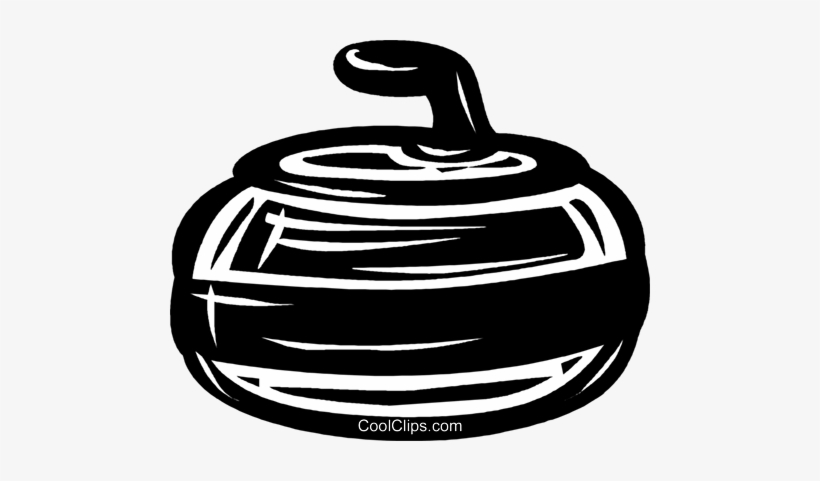 Curling Rock Royalty Free Vector Clip Art Illustration - Curling Rock ...