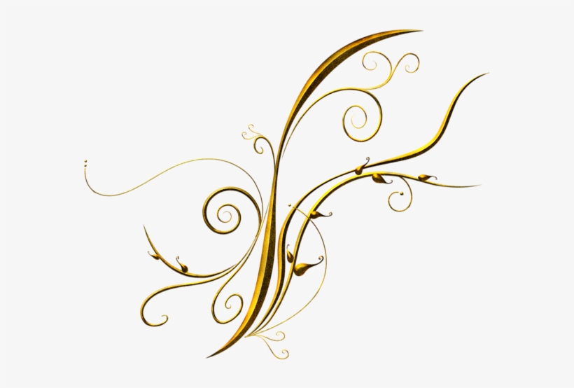 Download Golden Flower Png - Vector Ornament Png Gold - HD Transparent ...