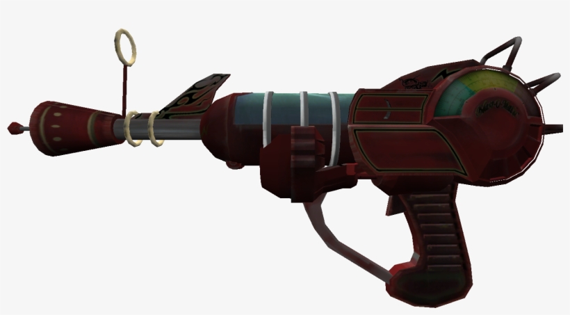 Ray Gun 3rd Person View Waw - Ray Gun Side View Transparent PNG ...