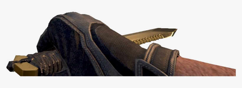 Gold Combat Knife Black Ops 2
