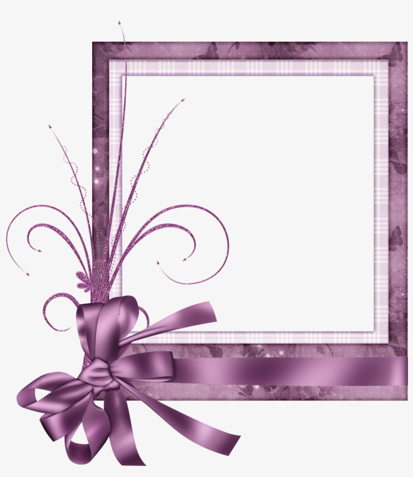 Cute Purple Border Design Transparent PNG - 2000x2165 - Free Download ...