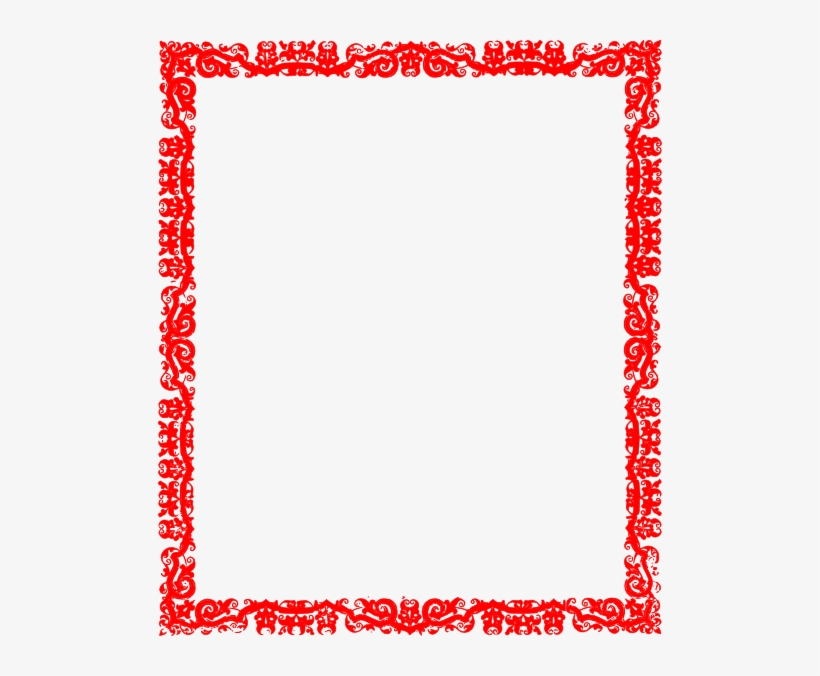 Download Red Borders Png - Red Border Design Png - HD Transparent PNG ...