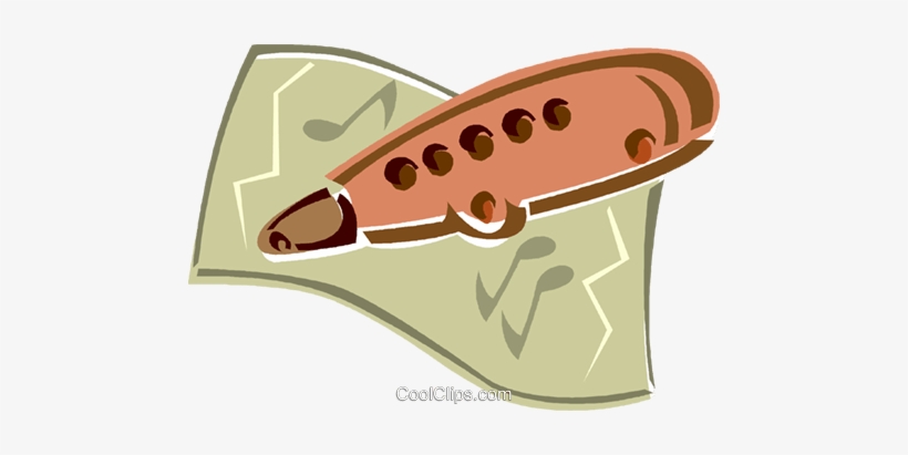 Kazoo Royalty Free Vector Clip Art Illustration - Cartoon Transparent ...