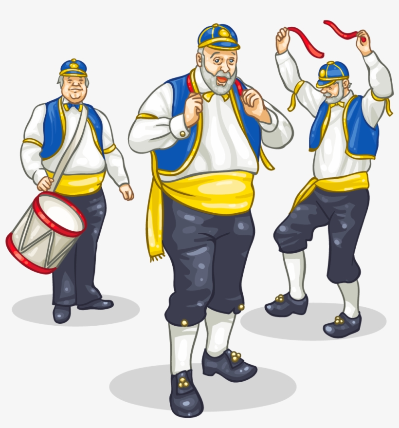 Morris Dancers - Cartoons Of Morris Dancers Transparent PNG - 1024x1024 ...