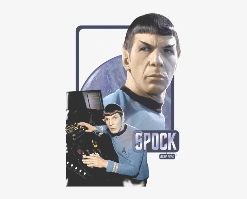 Star Trek Spock Kid's T-shirt - Youth: Star Trek-spock Transparent PNG ...