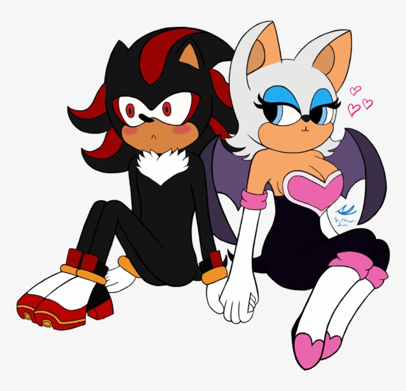 Image Library Stock Hero Commissions Shadow X Rouge - Cartoon ...