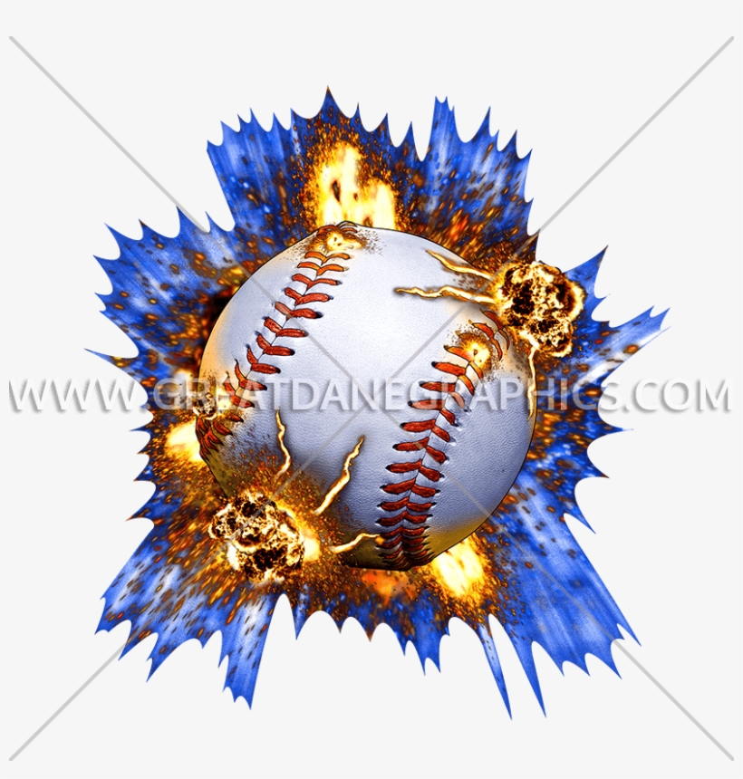 Explosive Production Ready Artwork For T Shirt - Softball Tournament ...