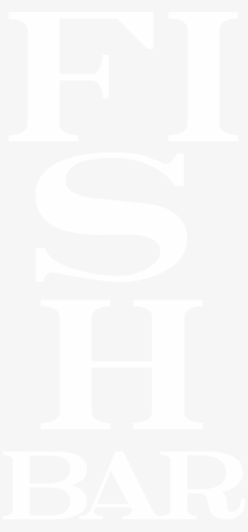 Fish Bar Chicago Logo - Fish Bar Transparent PNG - 1081x2267 - Free ...