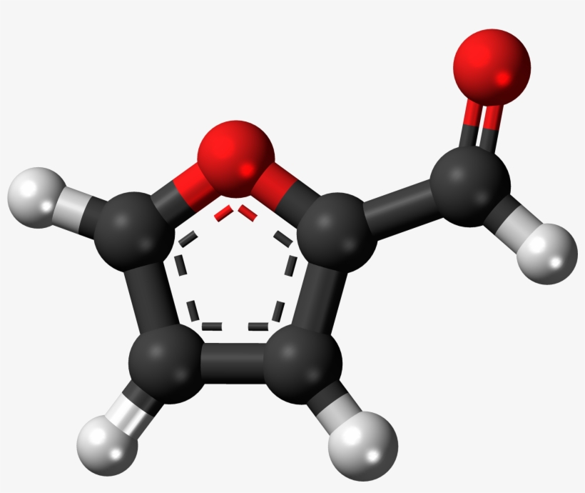 Furfural 3d Ball - Furfural Molecule Transparent PNG - 2000x1615 - Free ...