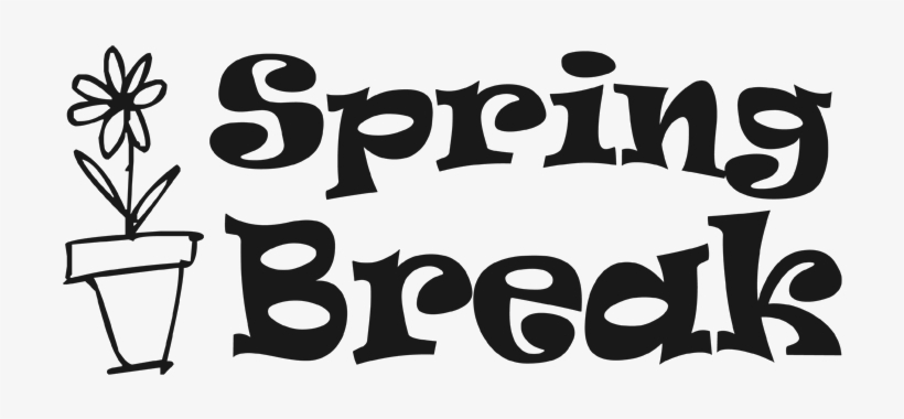 Spring Clipart Word Art - Spring Break Word Art Transparent PNG ...
