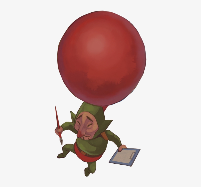 Tingle Balloon Zelda Transparent PNG - 400x702 - Free Download on NicePNG