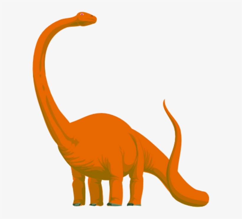 Clip Arts Related To - Orange Dinosaur Cartoon Png Transparent PNG ...