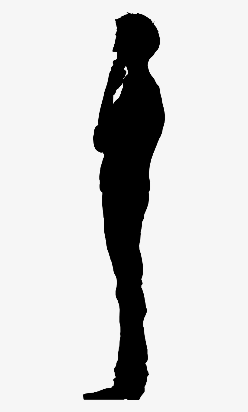 Download Man Standing Silhouette Png - Human Standing Vector Png - HD ...