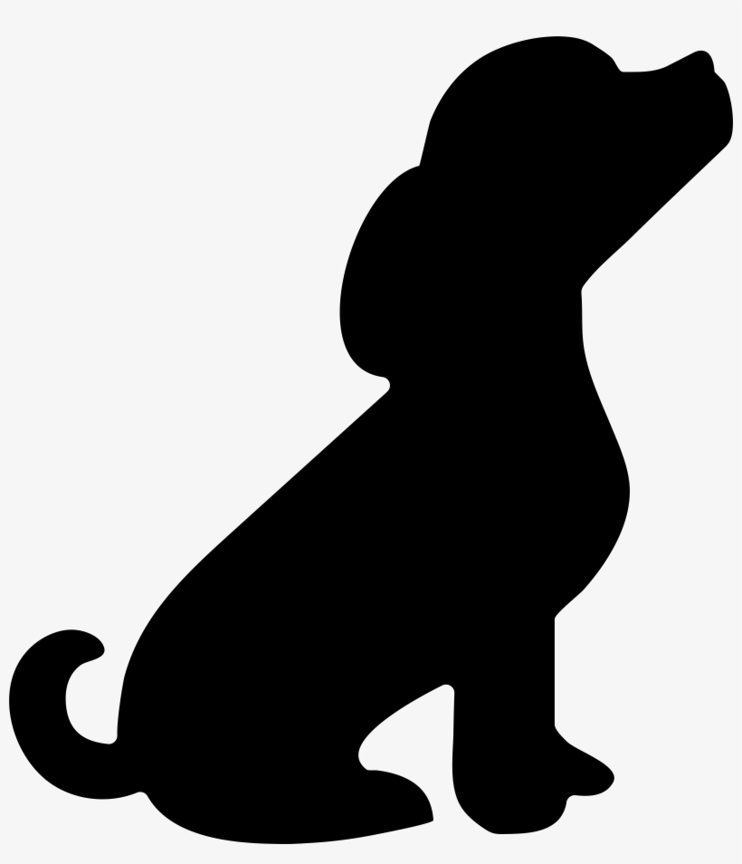 Cute Puppy Silhouette