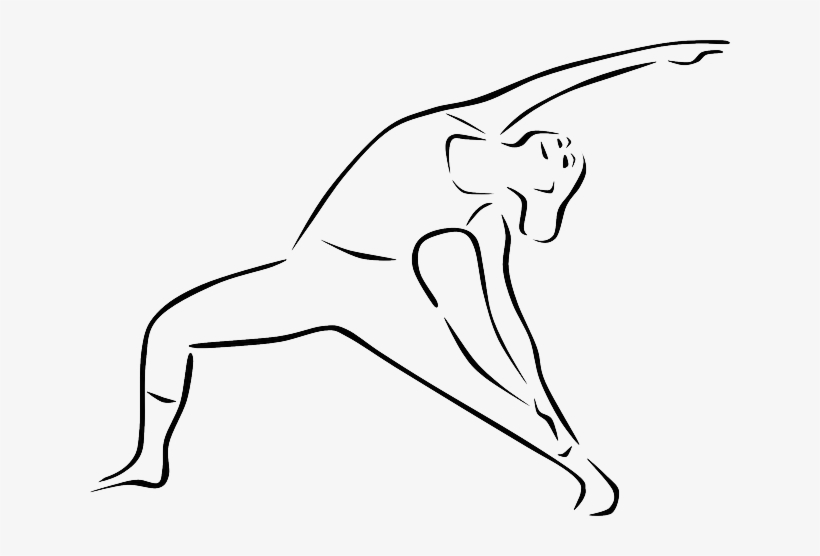 Stylized, Drawing, People, Silhouette, Yoga, Person - Physical Fitness ...