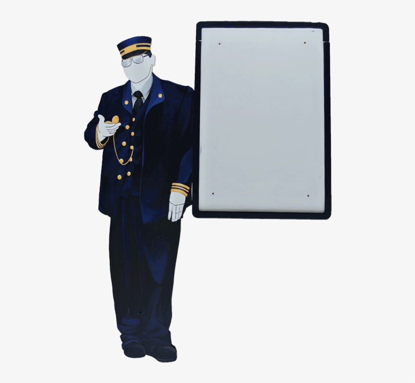 Trains And Stations - Train Conductor Silhouette Transparent PNG ...