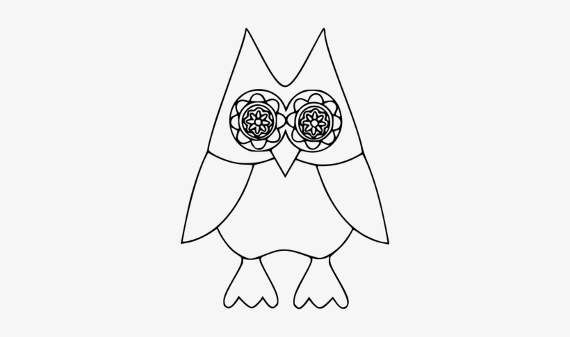This Retro Owl Digital Stamp Is Free For You To Download - Free Digital ...