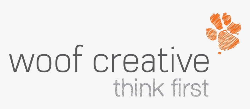 Woof Creative Logo Cmyk - Monochrome Transparent PNG - 800x309 - Free ...