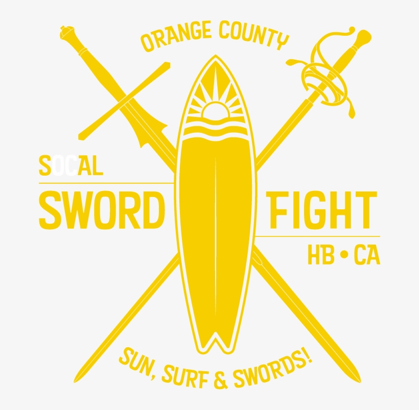 Socal Sword Fight Yellow - Southern California Transparent PNG ...