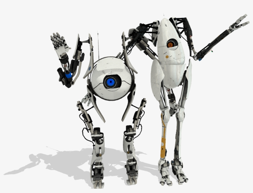 Wwib3 - Portal 2 Black And White Glados Transparent PNG - 1366x768 ...