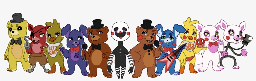 Download Five Nights At Freddy's - Cartoon - HD Transparent PNG ...