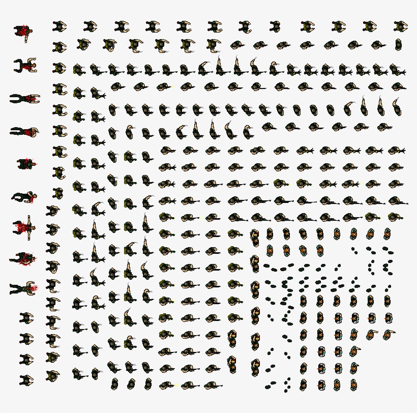 Hotline Miami Sprites