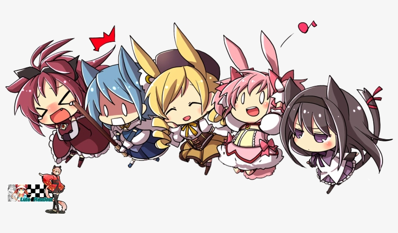 [ Recu - Anime Madoka Magica Chibi Transparent PNG - 800x448 - Free ...