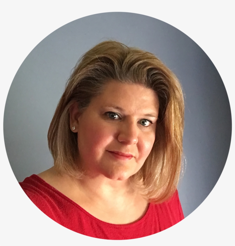 Amy Red Circle - Portrait Of A Woman In A Rose Dress Transparent PNG ...