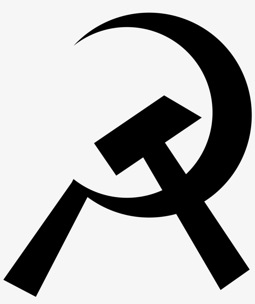 Open - Communist Symbol Black And White Transparent PNG - 2000x2000 ...