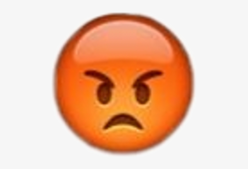 Collectible Fridge Magnet Emoji Angry Pouting Face Transparent PNG ...