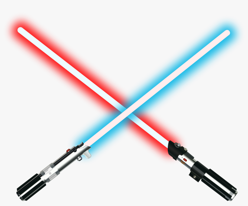 Spade Laser Incrociate - Star Wars Lightsaber Png Transparent PNG ...