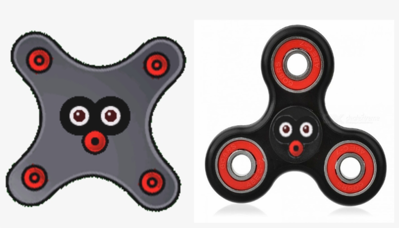 Paper Technology - Paper Mario Fidget Spinner Transparent PNG ...