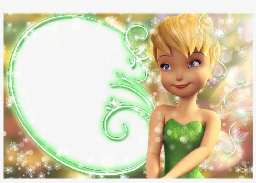 Kid%27s Frame For Girls - Marcos De Tinkerbell Transparent PNG ...