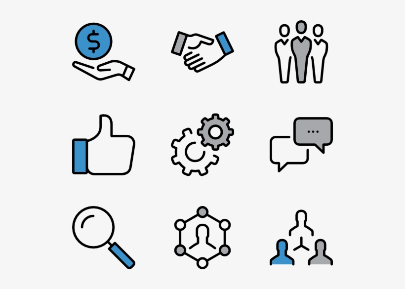 Download Business Set - Business Icon Vector Png - HD Transparent PNG ...