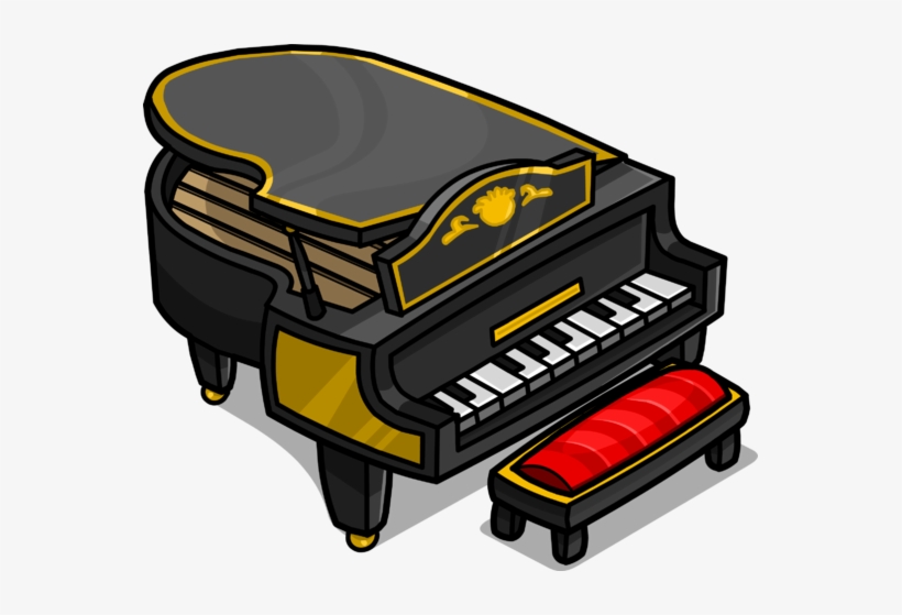 Grand Piano Sprite 002 - Musical Keyboard Transparent PNG - 559x479 ...