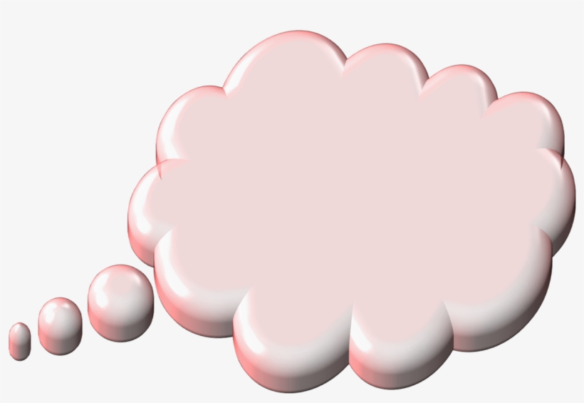 Speech Bubble,thought Bubble,to Think About,think,pink - Thought ...