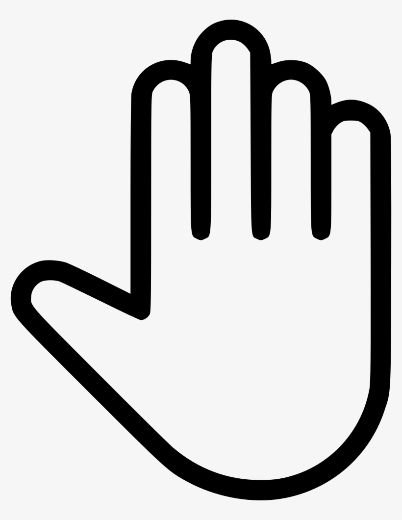 Open Hand - - Hands Fingers Together Clip Art Transparent PNG - 778x980 ...