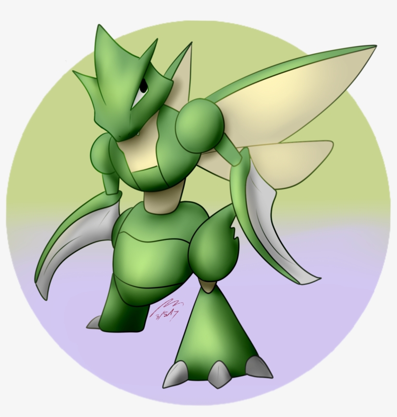 Pokemon Shiny Pokemon Scyther Shiny Scyther Living - Cartoon ...