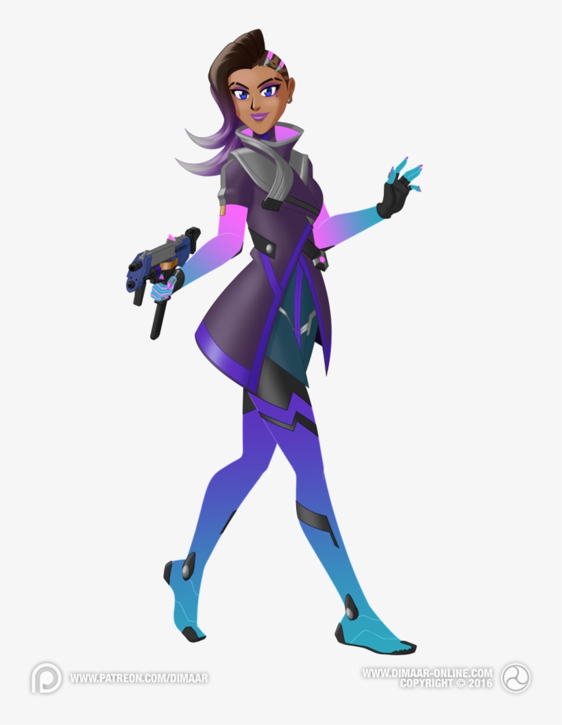 By Dimaar On Deviantart - Overwatch Sombra Png Transparent PNG ...